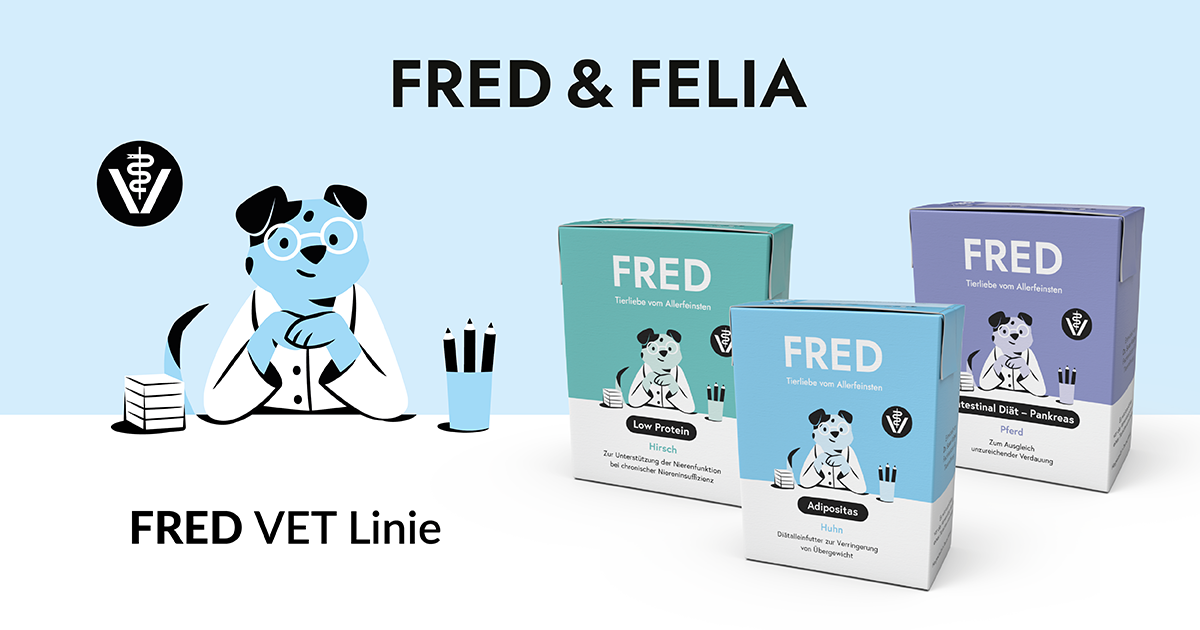 FRED VET | Spezialnahrung für den Hund | FRED & FELIA